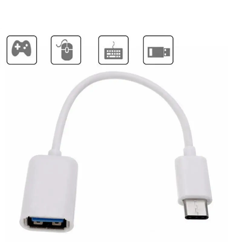 Аксессуары для мобильных телефонов USB 2.0 Type C Портативный Otg-кабель-адаптер USB 2.0 Type-C Otg-кабель для передачи данных Otg-удлинитель 16,5 см