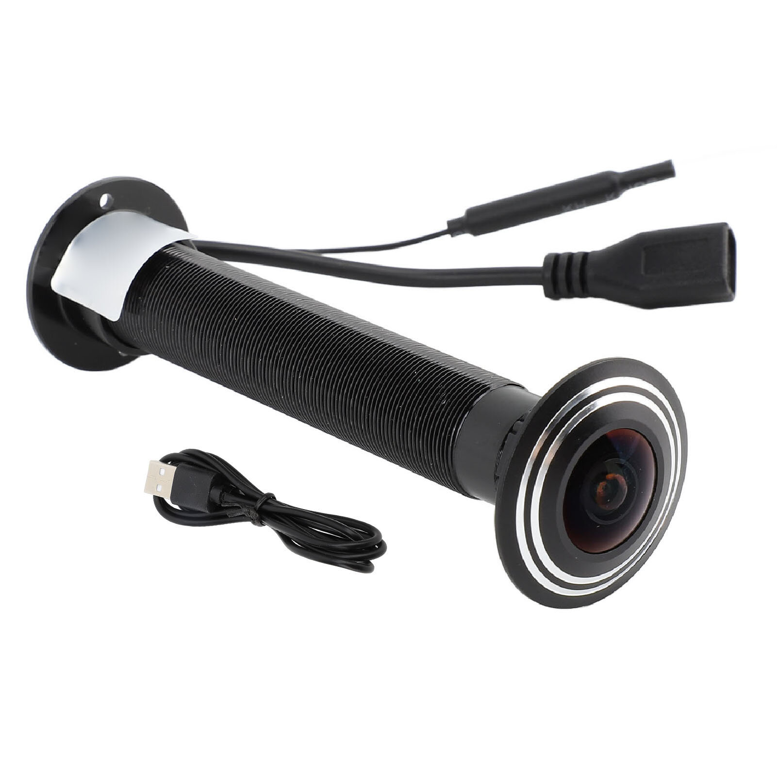 Дверной глазок с HD-камерой 1080p, объективом 180 градусов, двусторонней связью, датчиком движения, Wi-Fi 5G и приложением TUYA.