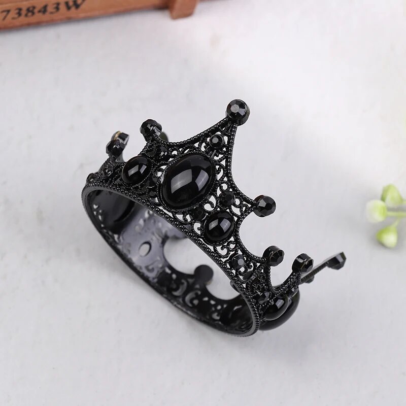 Металлическая корона для кукол Черный, Black