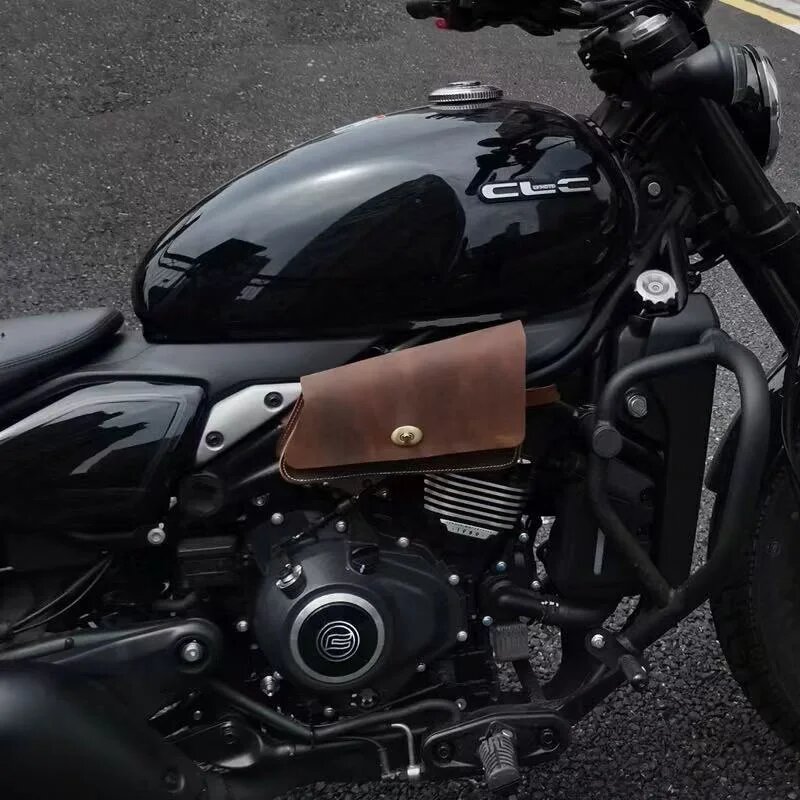 Для CFMOTO CLC450 сумка для чашки воды из воловьей кожи передняя сумка для топливного бака небольшая подвесная сумка 450clc 450cl-c E