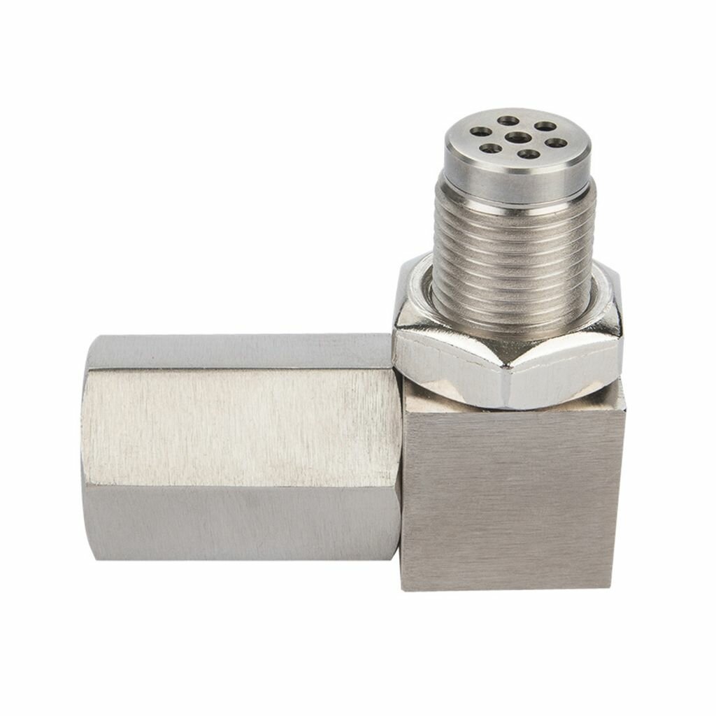 (1 комплект) Каталитический фитинг кислородного датчика - 90-градусный