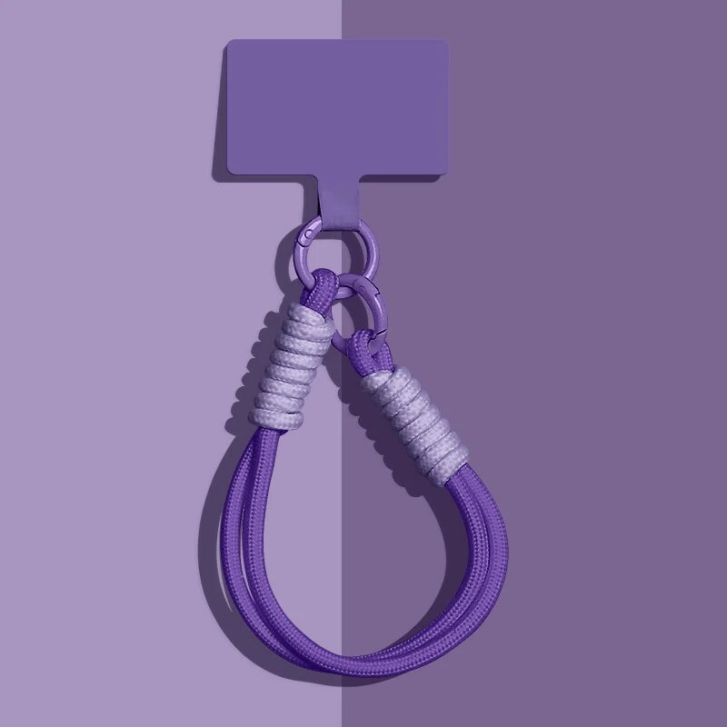 Усовершенствованный однотонный короткий брелок для ключей, портативный, удобный для переноски браслет, цепочка для сумки, подвеска на ремешке для мобильного телефона A6