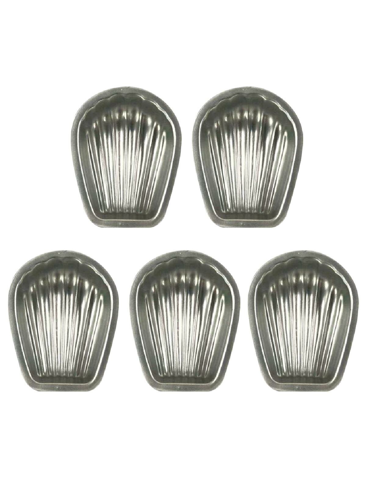 5 шт. для формы для выпечки в форме ракушки с углеродистым антипригарным покрытием, самодельная форма для выпечки Мадлен, формы для торта, печенья, инструменты для выпечки