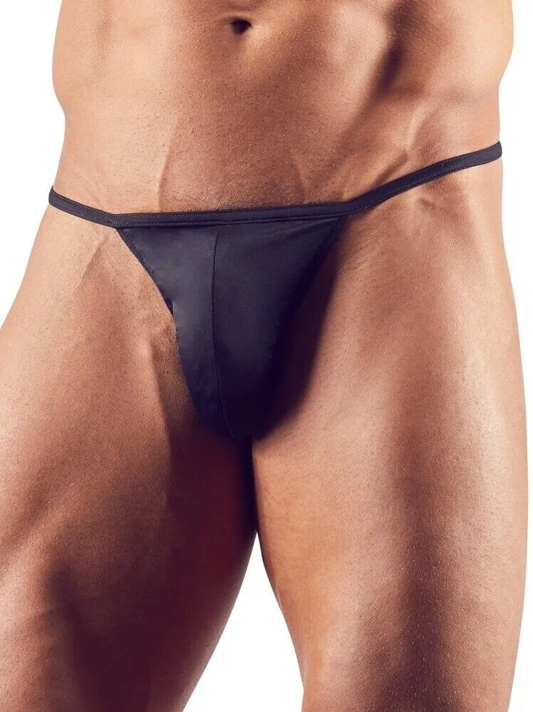 Стринги Svenjoyment, мужские, полиамид, эластан, цвет чёрный, размер S