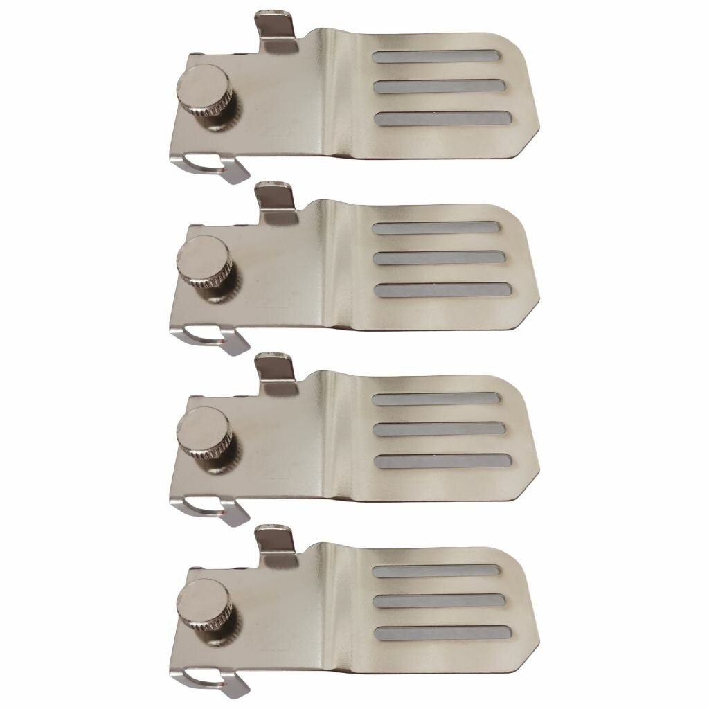 Транспортир, Металлические зажимы для рулетки, вспомогательный инструмент для маркировки, 4 штуки в упаковке