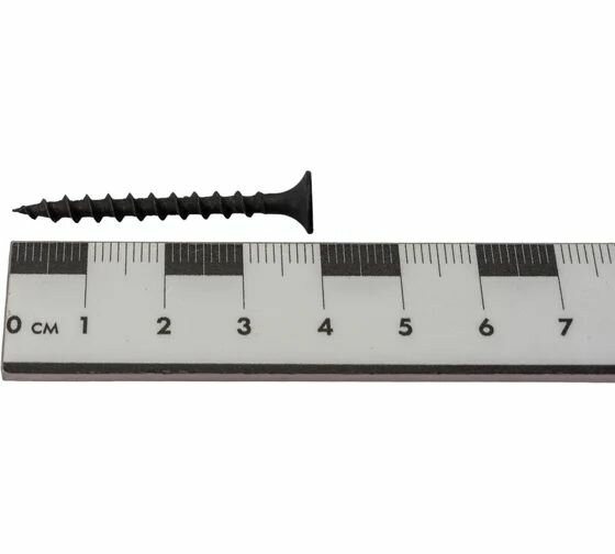 Саморез оксидированный СГД 3.5х41 мм для крепления гипсокартона ГКЛ к дереву (Упаковка 100 шт.) Производство Металлсервис-Москва