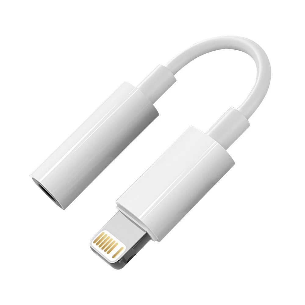 Адаптер с молнией на аудиоразъем 3,5 мм IOS, разъем для аудиоразъема 3,5 мм, мини-гарнитура, контейнер для наушников для iPhone