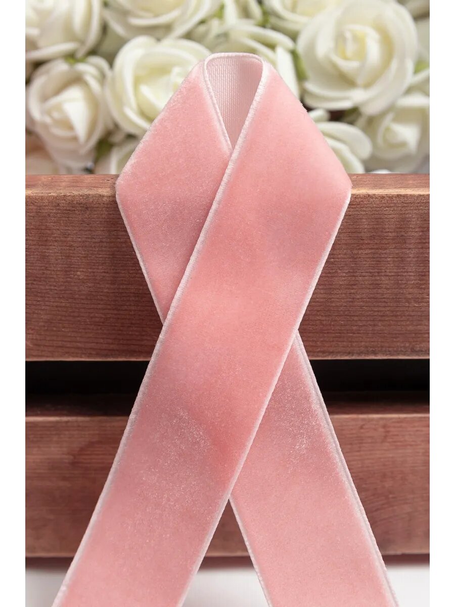 Бархатная лента Premium2,5см (4м)