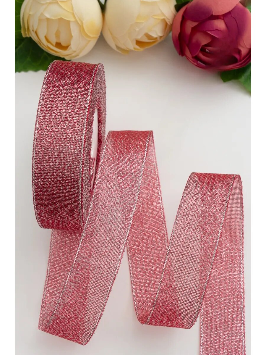 Лента парча 2,5см (25 ярдов)