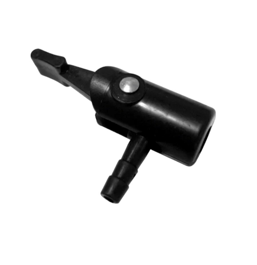 Наконечник насоса с клапаном угловой пластиковый для автомобильного компрессора