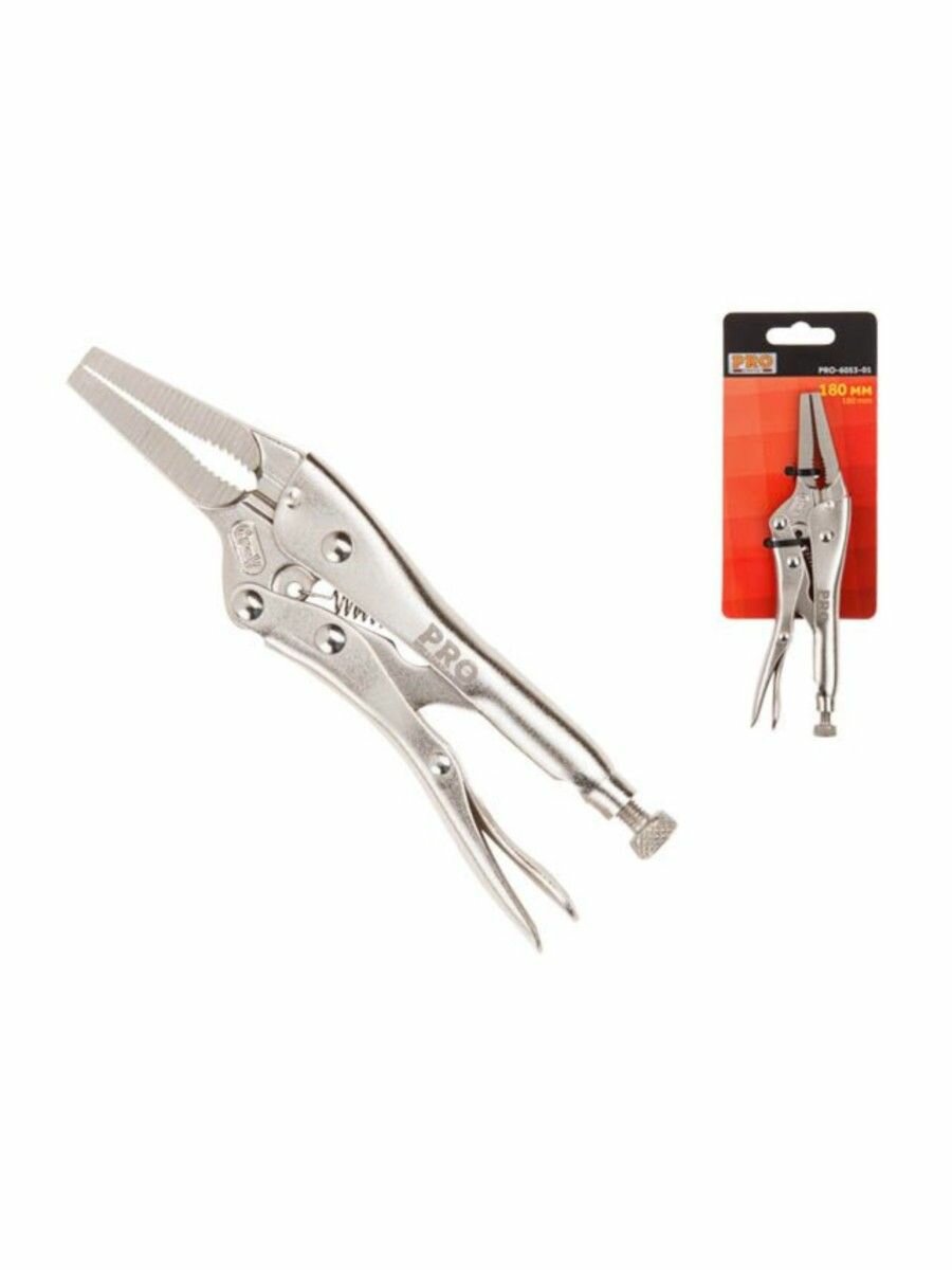 Startul Зажим с фиксатором 180мм удлиненные губки PRO PRO-6053-01