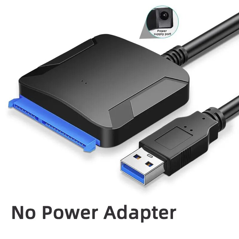 TEUCER Адаптер SATA-USB 3.0 для жестких дисков Without Adapter