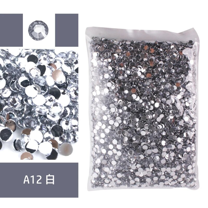 Большие Искусственные пластиковые кристаллы размером 2-6 мм без горячей фиксации