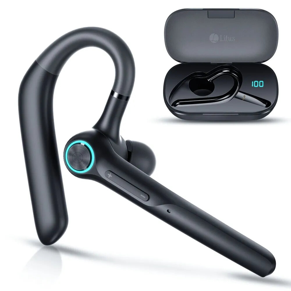 Блотуз гарнитура bluetooth для телефона наушники беспроводные G3, 15 часов разговора/Сенсорное управление, Для iPhone/Android