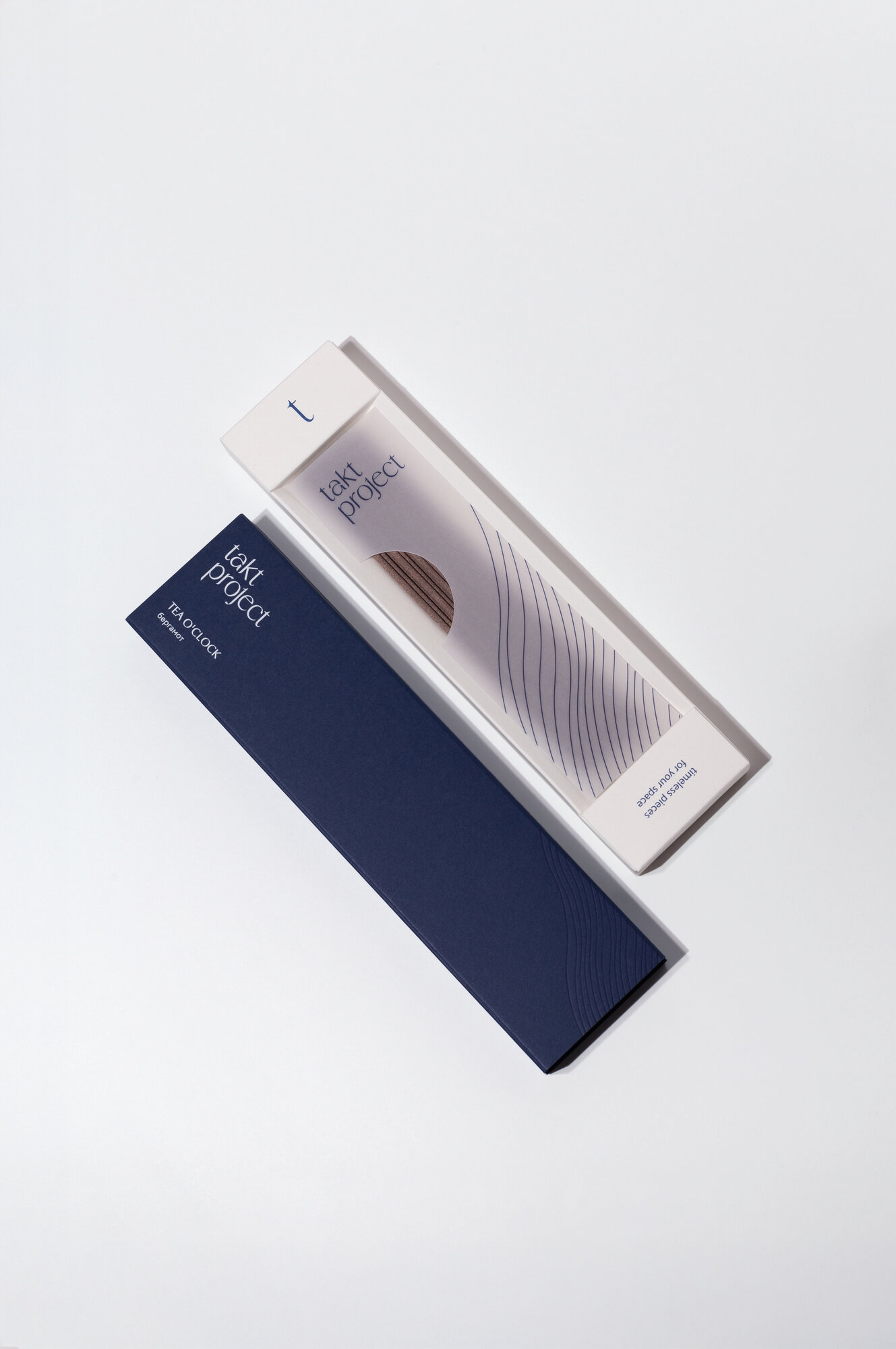 Ароматические палочки (японские благовония) TEA O'CLOCK takt project, бергамот, 25 шт, в коробке