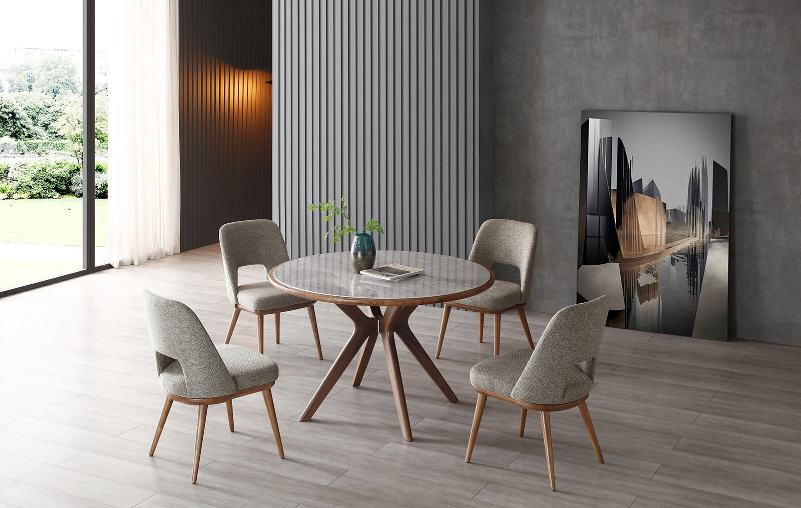 Стол Tango + 4 стула Agata