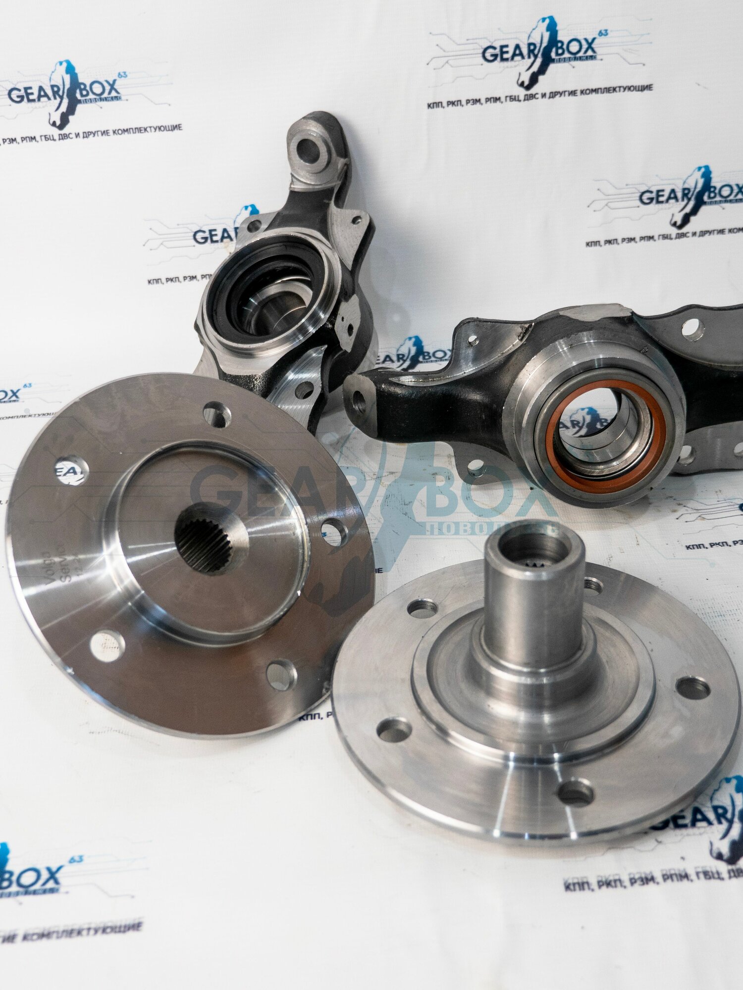 Усиленный ступичный узел с 2х рядными подшипниками на Ниву ВАЗ 21214 (2131), 2123 Нива Шевроле 24 шлица ABS