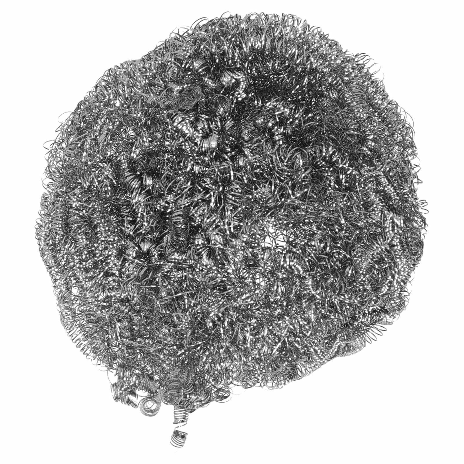 30 шт, скрубберы из нержавеющей стали, чистящие шарики, чистящие подушечки для кастрюли, сковороды, очиститель кухонной посуды