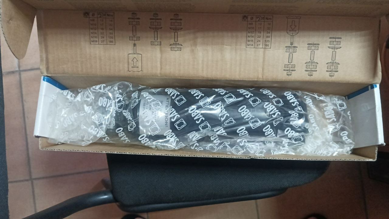 8901060_амортизатор Подвески! Лежачий На Рефрежиратор 267-383 O/O 16x58 16x80 Schmitz Sabo арт. 8901060