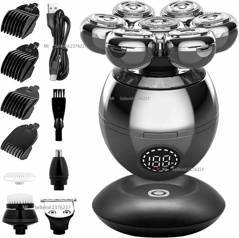 Бритва для головы электрическая для мужчин, электробритва мужская