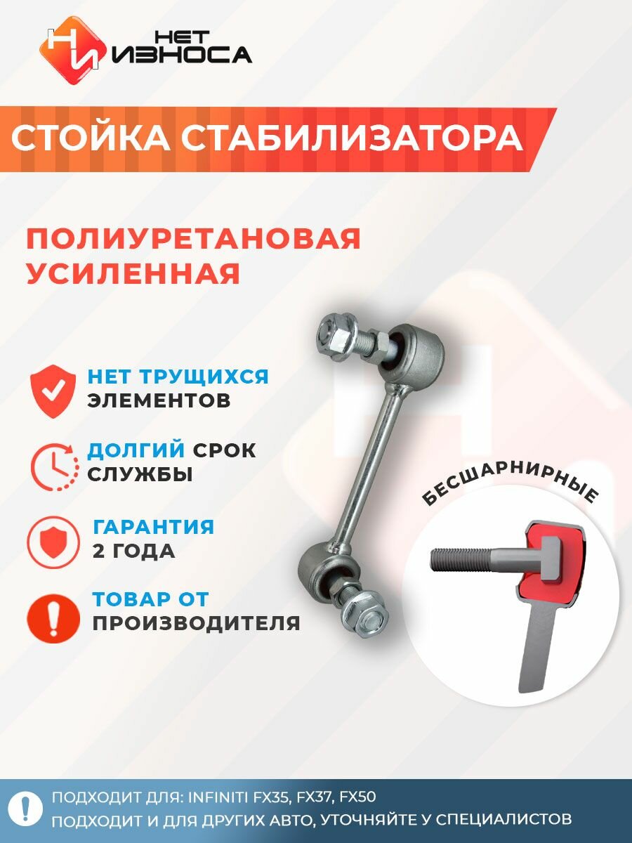 Стойка стабилизатора усиленная полиуретановая подвеска для машины, автозапчасти NL254B INFINITI FX35, FX37, FX50.