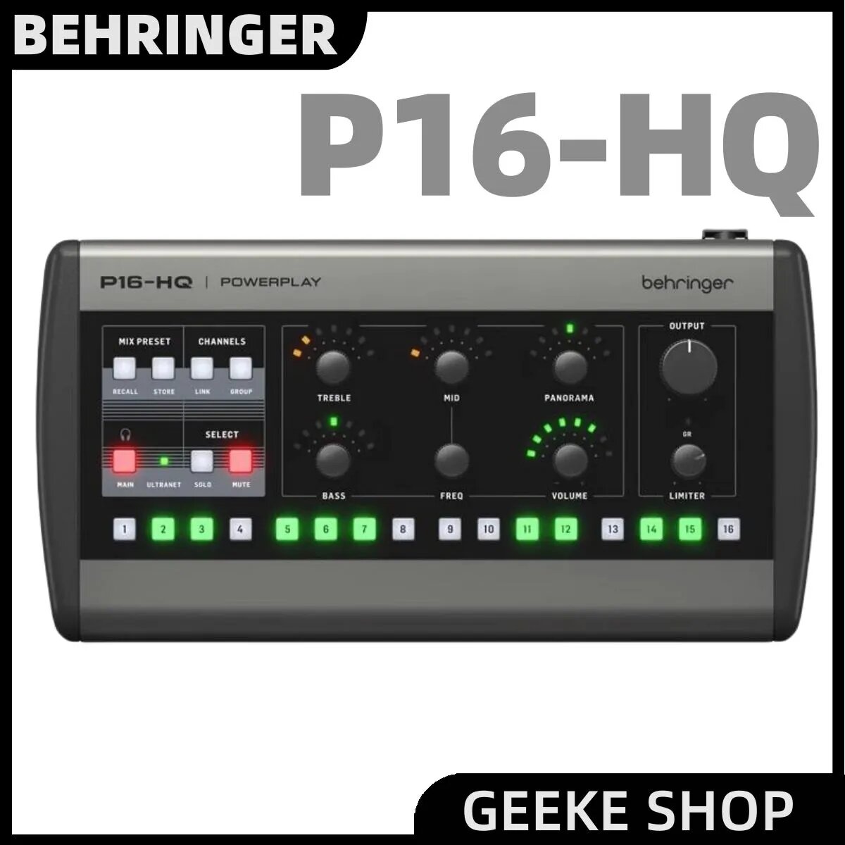 BEHRINGER P16-HQ мониторный микшер