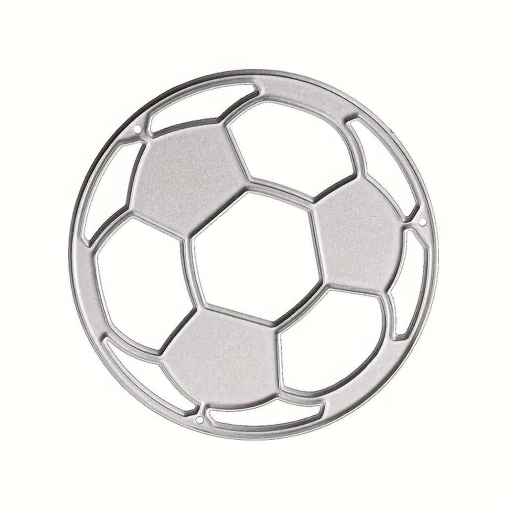 Форма футбола Убийство Убийство углеродистая сталь вырезать скрапбукинг тиснений