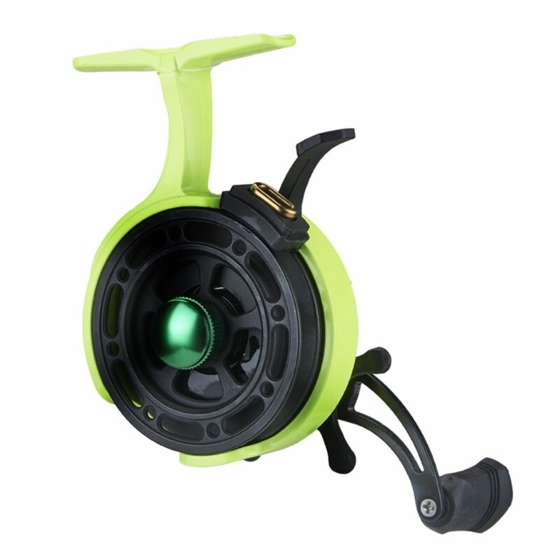 Портативные катушки для зимней рыбалки, легкий спиннинг, 4 + 1BB, прочный зимний плот с маховым колесом