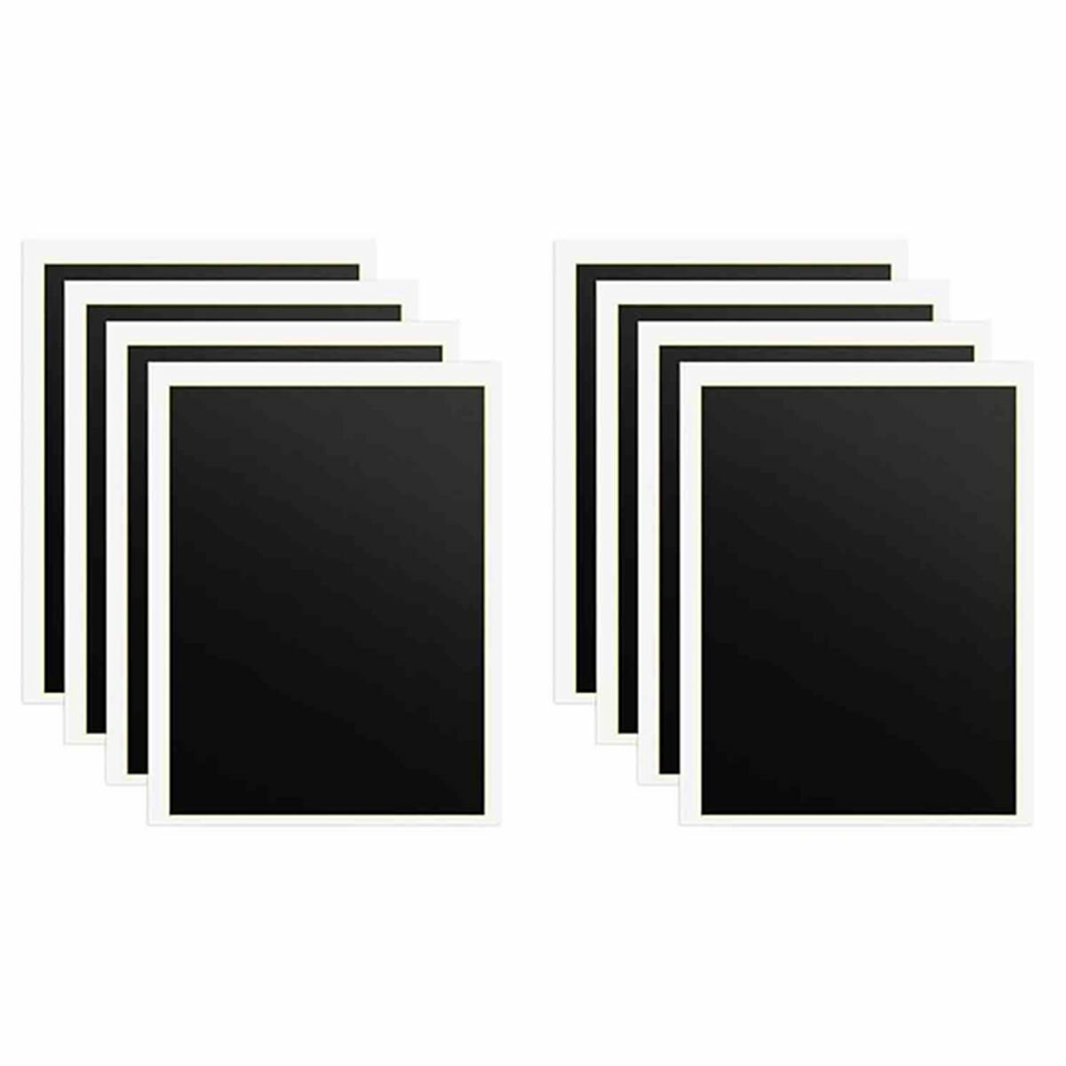 8 шт. Черная бумага для лазерной гравировки, цветная бумага 39X27 см для металла, стекла, керамики