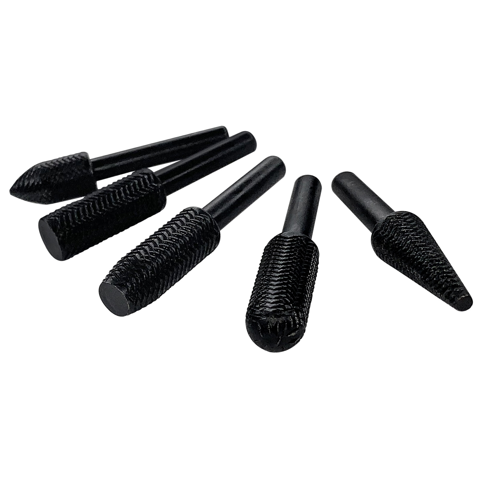 Набор борфрез по металлу / фреза 5 шт, хвостовик 6,3 мм. VertexTools