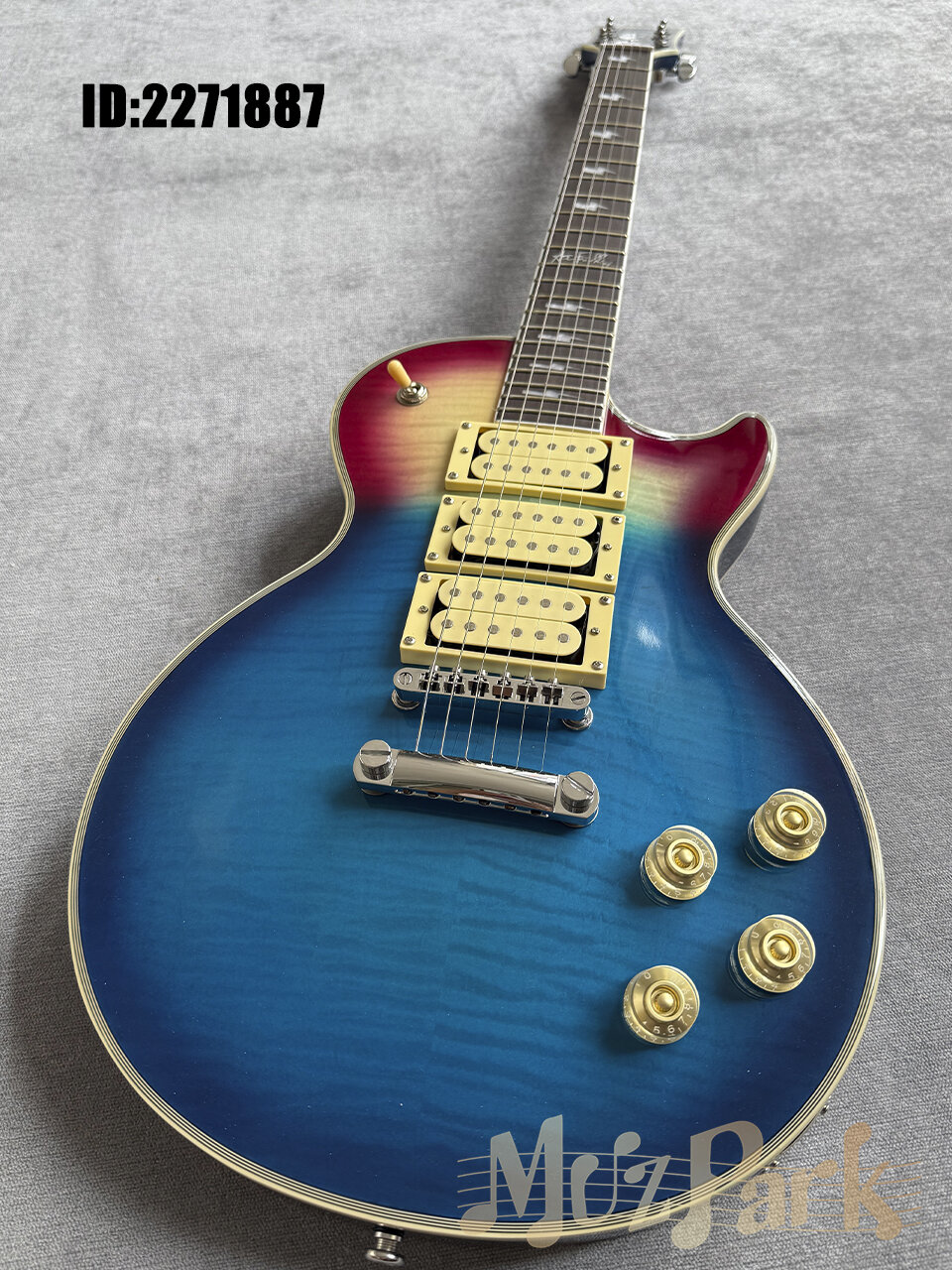 Электрогитара Les Paul Custom Электрическая гитара (гитара для начинающих) 6-струнная, корпус Махагони 39"