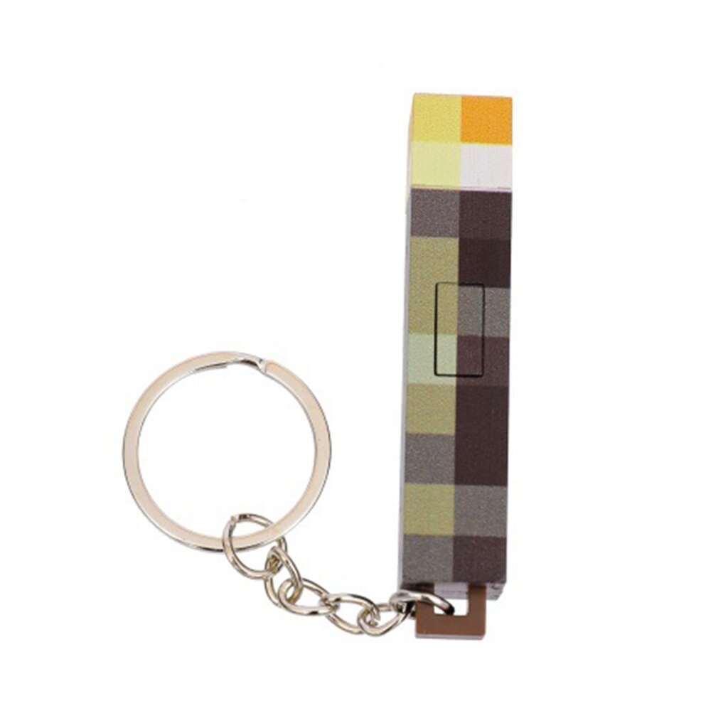 Маленький перезаряжаемый Фонарик Брелок Ручная Осветительная игрушка Брелок Портативный Фонарик Пластиковая Игровая Модель Игрушки