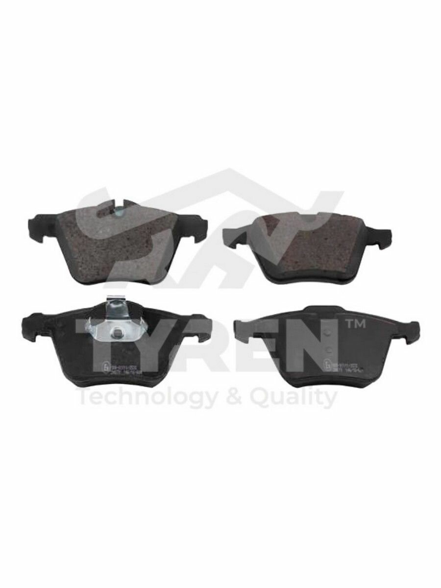 Колодки тормозные дисковые передние для а/м FORD Galaxy, S-Max; VOLVO XC70, TYREN TYR1213611