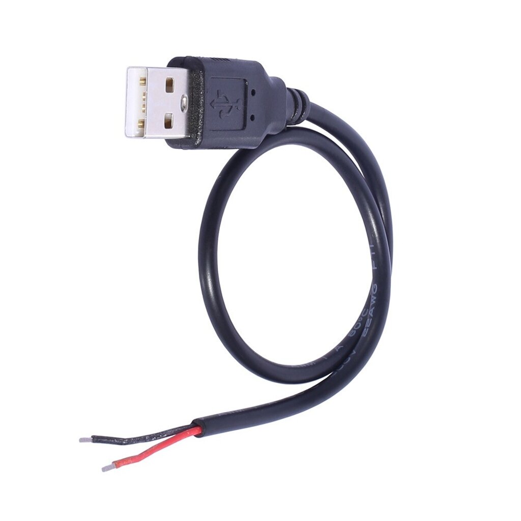 Кабель питания 2-контактный USB-разъем/розетка 2-контактный провод зарядки Удлинитель шнура зарядки Техническое обслуживание электроники