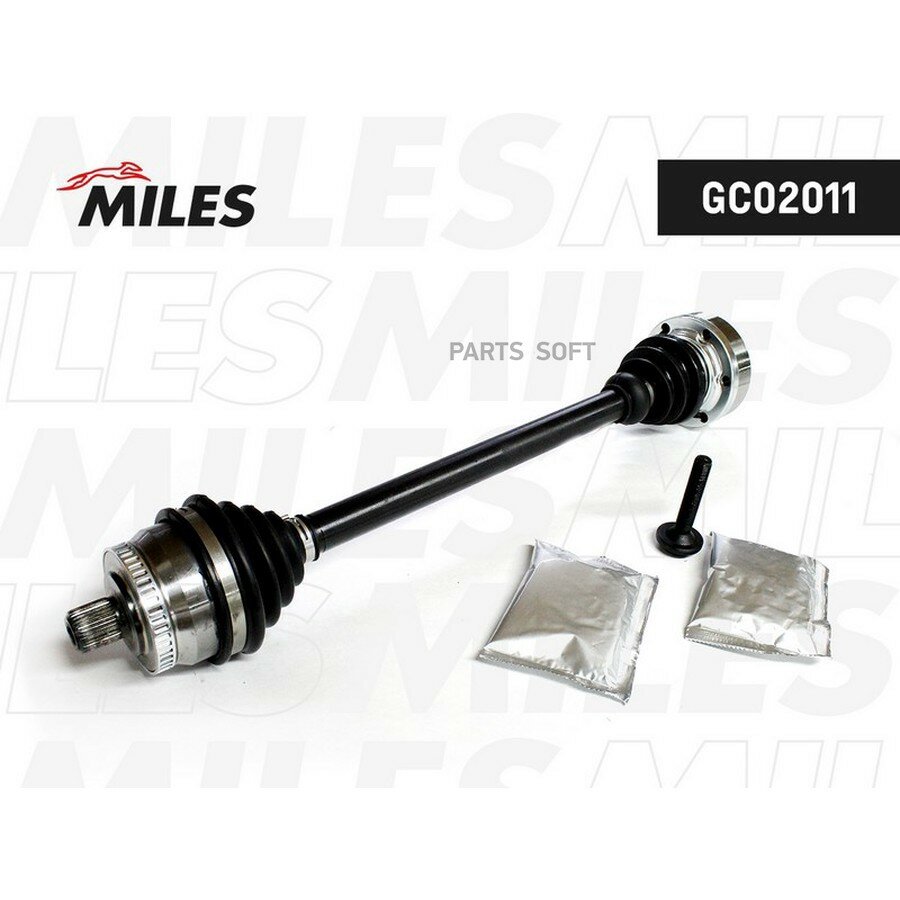 MILES GC02011 Привод в сборе AUDI A4/VW PASSAT 1.8-2.0 95-01 прав.(ABS) ()
