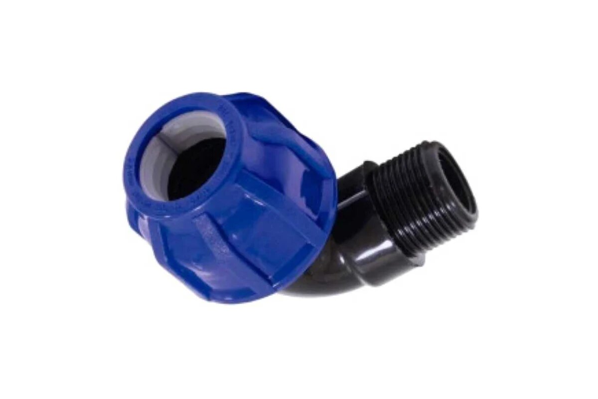 Damento Отвод переходной 20x3/4' наружная резьба ПНД 011248 для трубопроводов