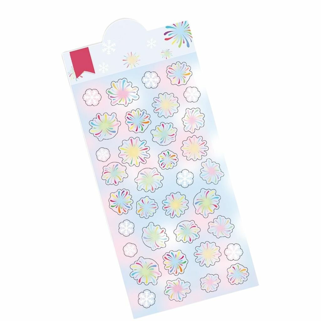 Симпатичная наклейка в стиле деко с клубникой из четырехлистного клевера-flower fire