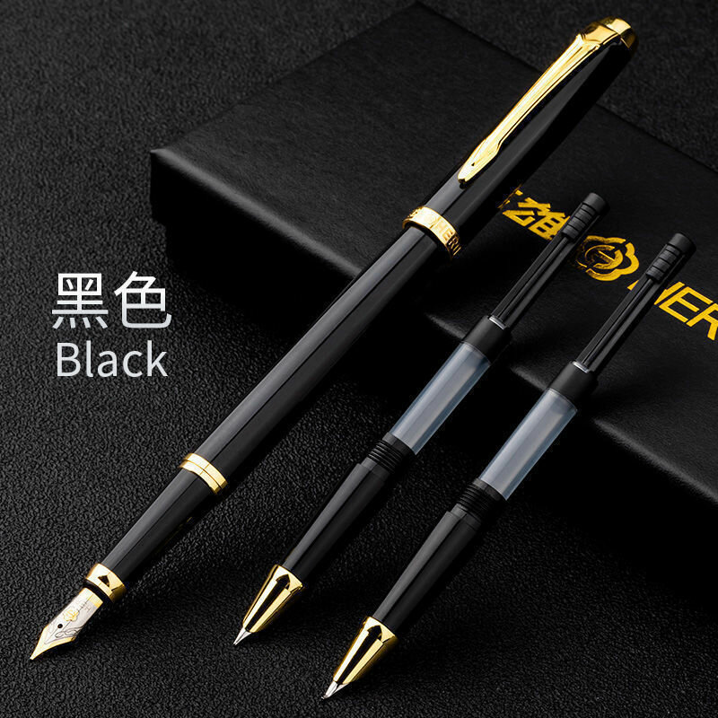 Набор перьевых ручек "Hero", сменные чернила, 3 цвета