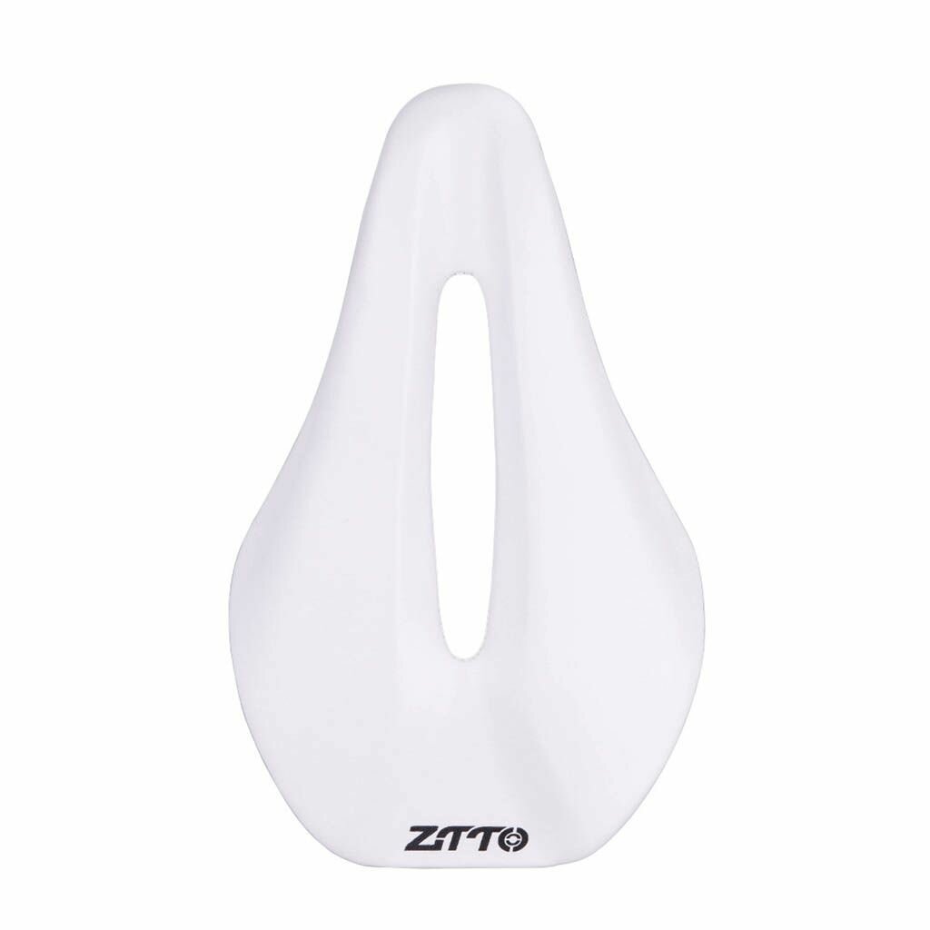 Велосипедное сиденье с перфорацией, сверхлегкое, белое
