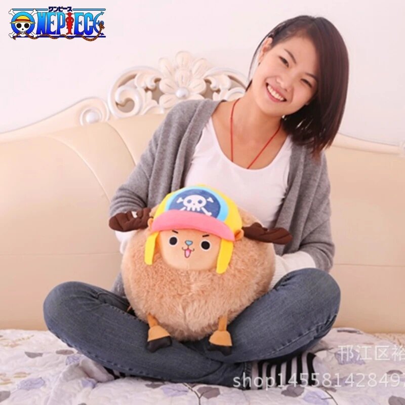 Bandai One Piece Чоппер плюшевая игрушка Pink.Bandai One Piece Чоппер плюшевая игрушка Pink