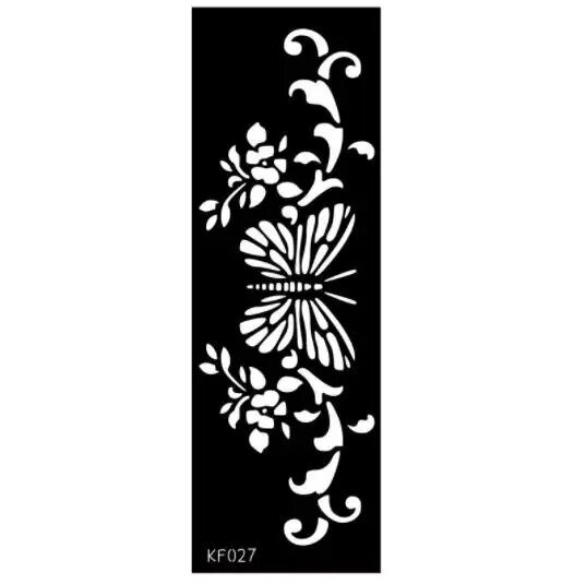 Многоразовые трафареты для временных татуировок KF027