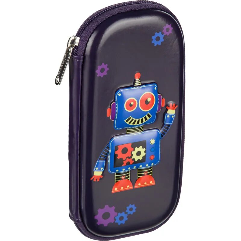 Пенал 3D Robot 1 секционный Комус Класс 1694912