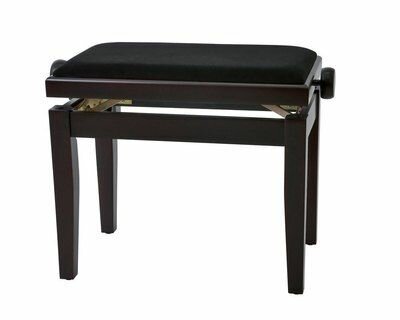 Gewa 130040 Deluxe Rosewood Matt - банкетка для пианино матовый палисандр, прямые ножки