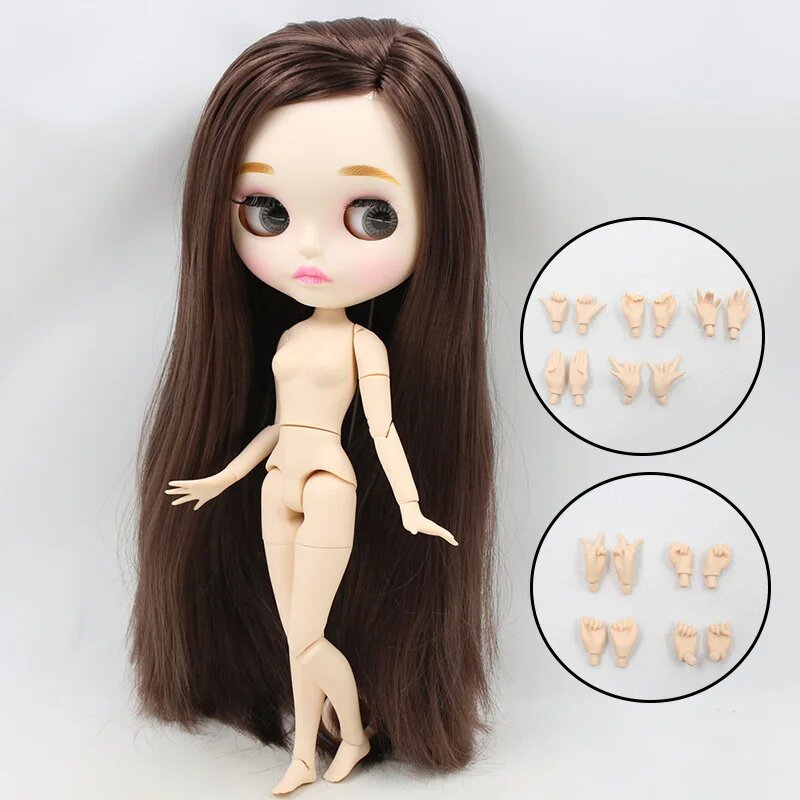 Кукла блайз ICY DBS 1/6 с резными губами, матовое лицо, шарнирное тело, шарнирная кукла ob24, аниме-девушка