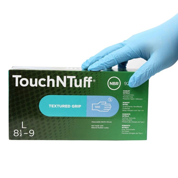 Ansell TouchNTuff 92-670 нитриловые защитные перчатки М