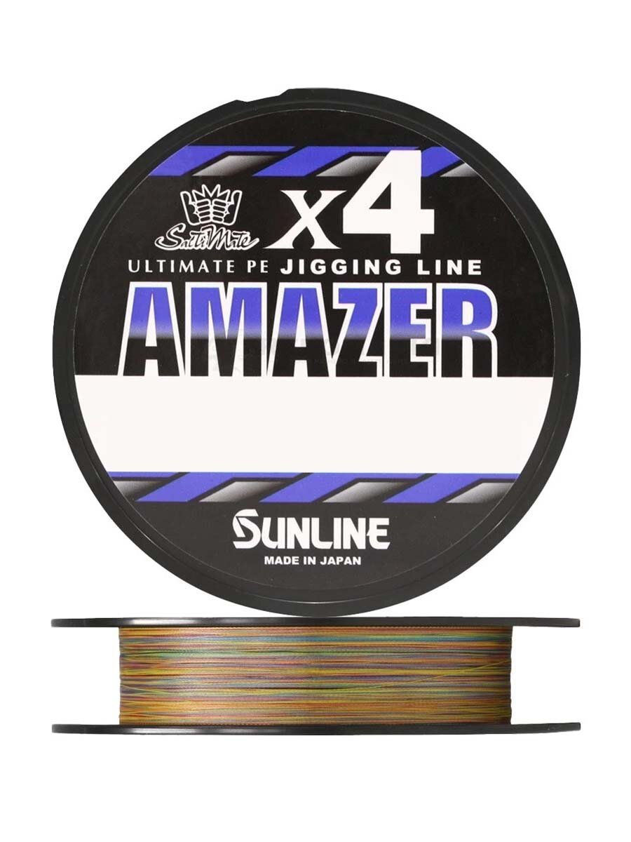 Плетеный шнур Sunline AMAZER X4 200m #0,8/18LB