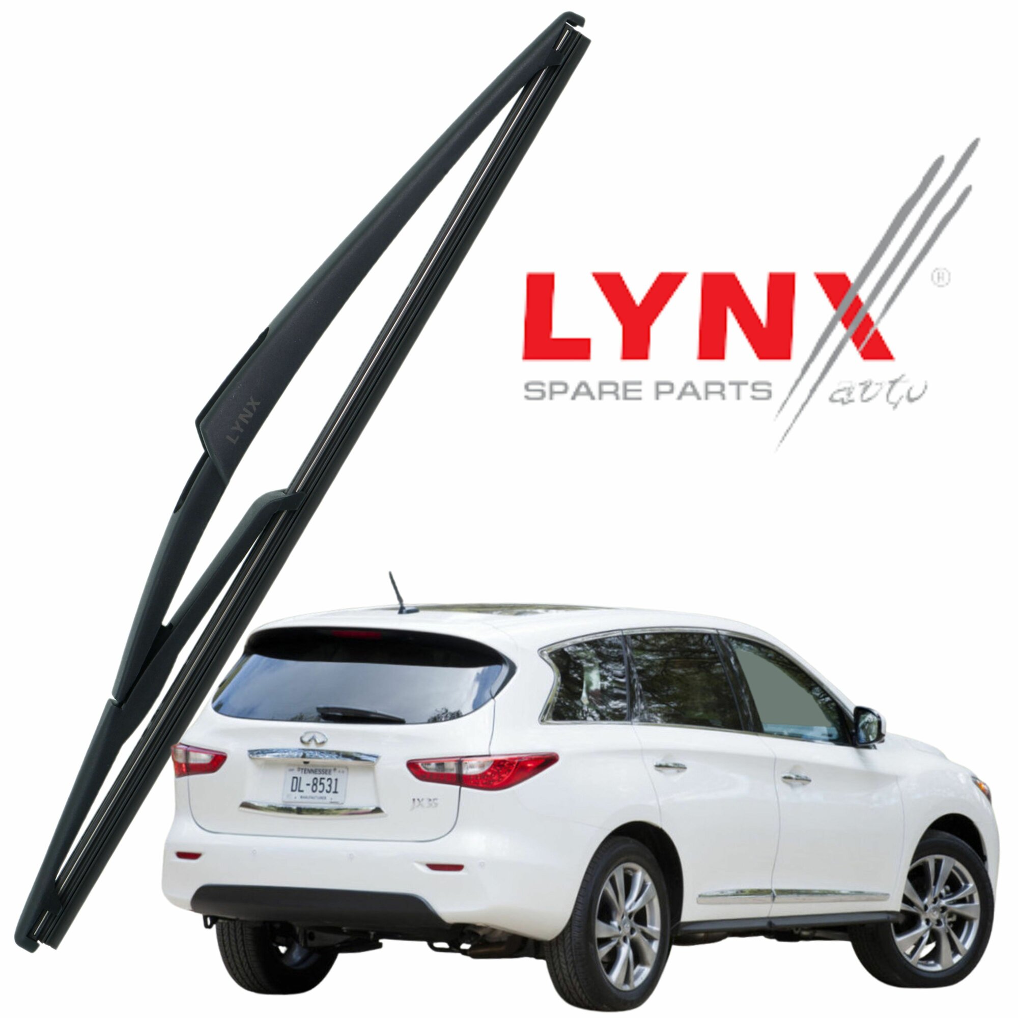 Дворник задний Infiniti QX60 (1) L50 / Инфинити Ку Икс 60 2012 2013 2014 2015 2016 2017 Щетка стеклоочистителя задняя, 300мм