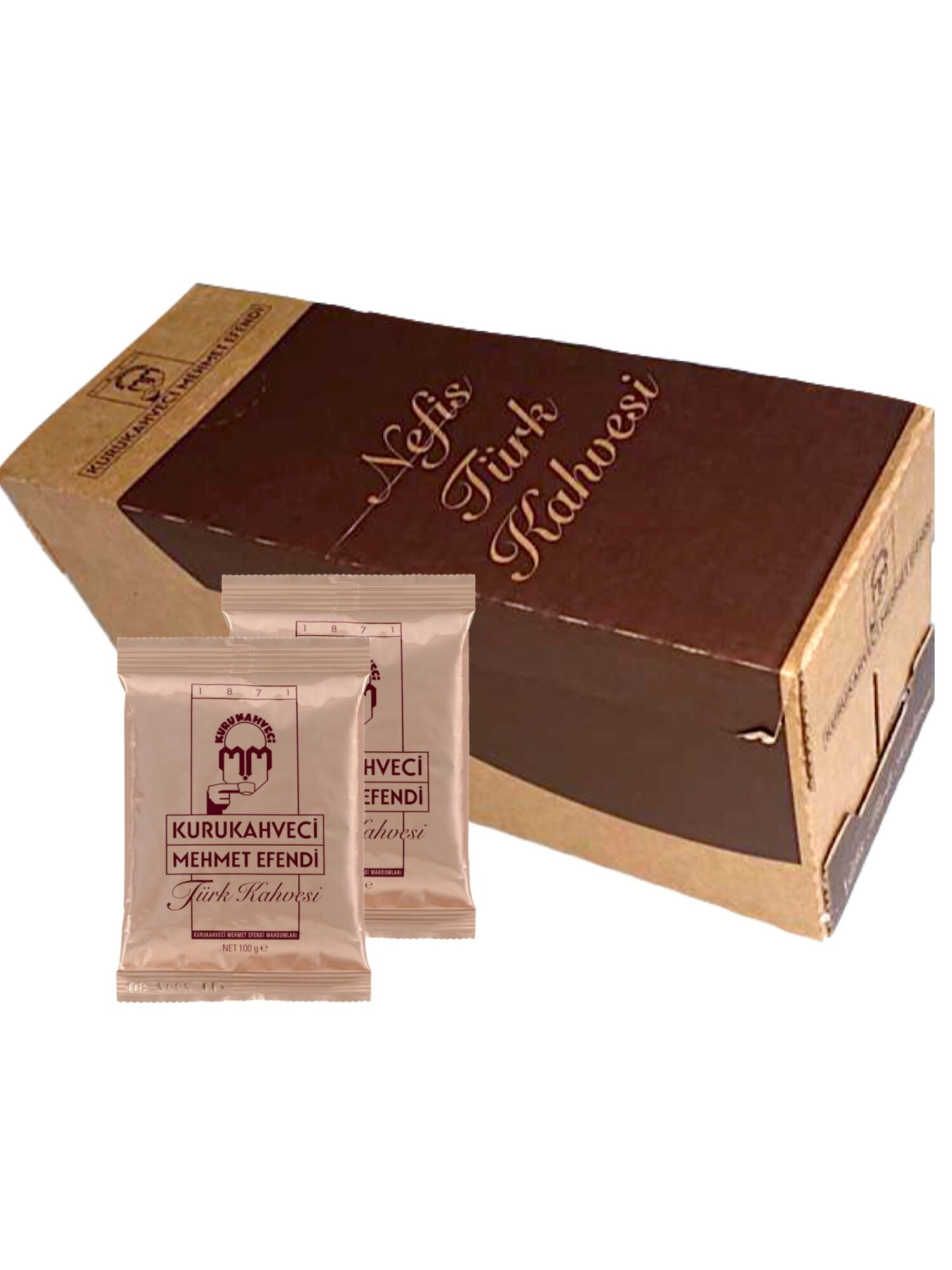 Кофе молотый Kurukahveci Mehmet Efendi 100 г 12 шт