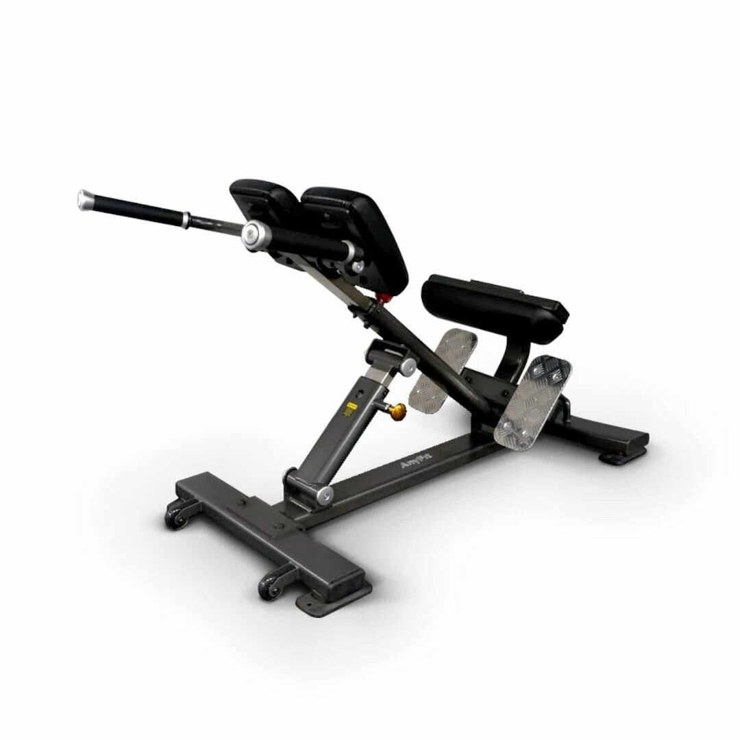 Гиперэкстензия Anyfit PEB107, для спины и пресса, регулировка, транспортировочные колеса