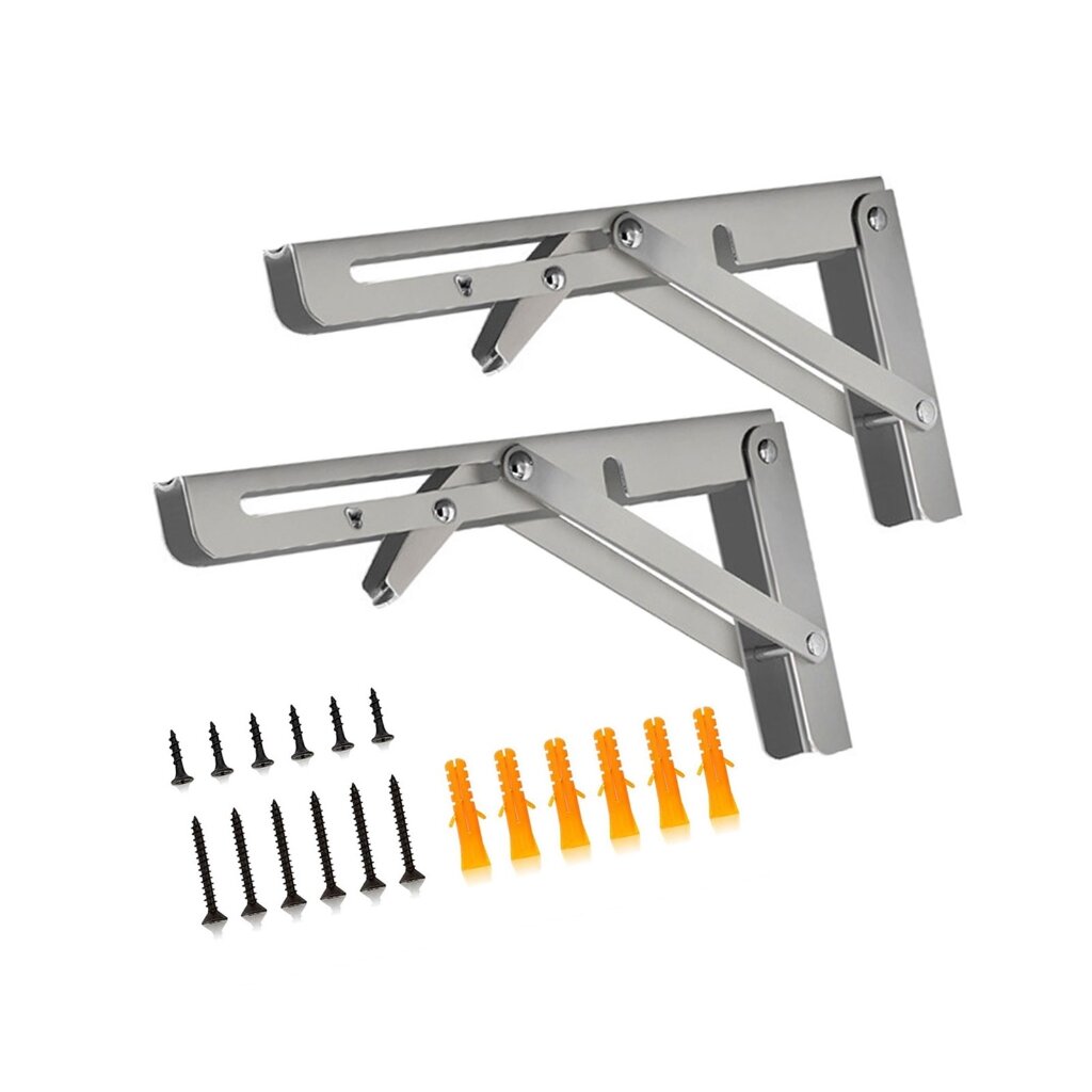 Регулируемые Настенные Полки, Установленные На Кронштейнах Для Настольных Полок, Складные Кронштейны Для Настенных Полок из Нержавеющей Стали для Скамеек, Столового Оборудования